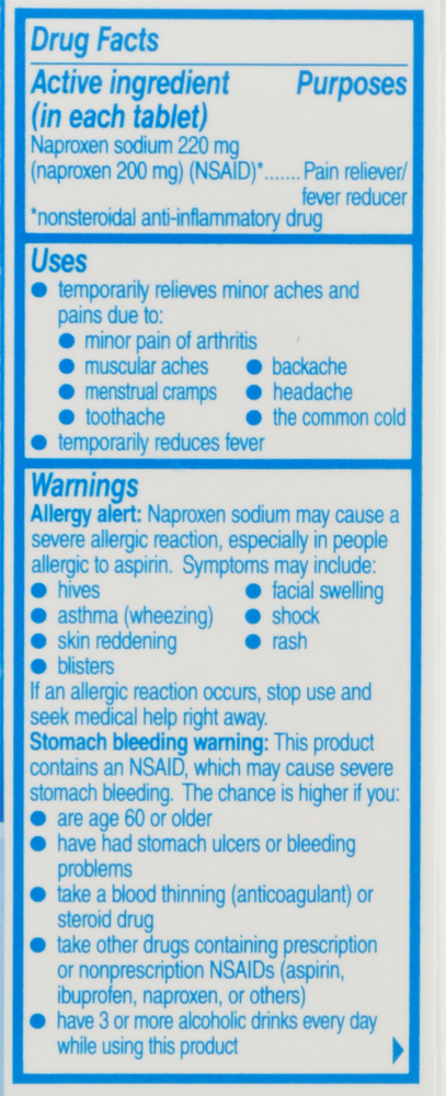 aleve tablets hayfever