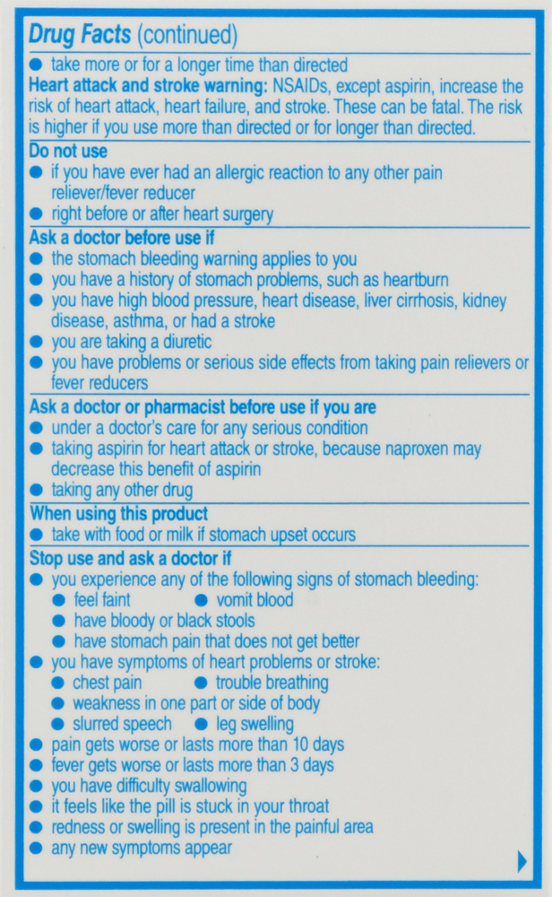 aleve tablets hayfever