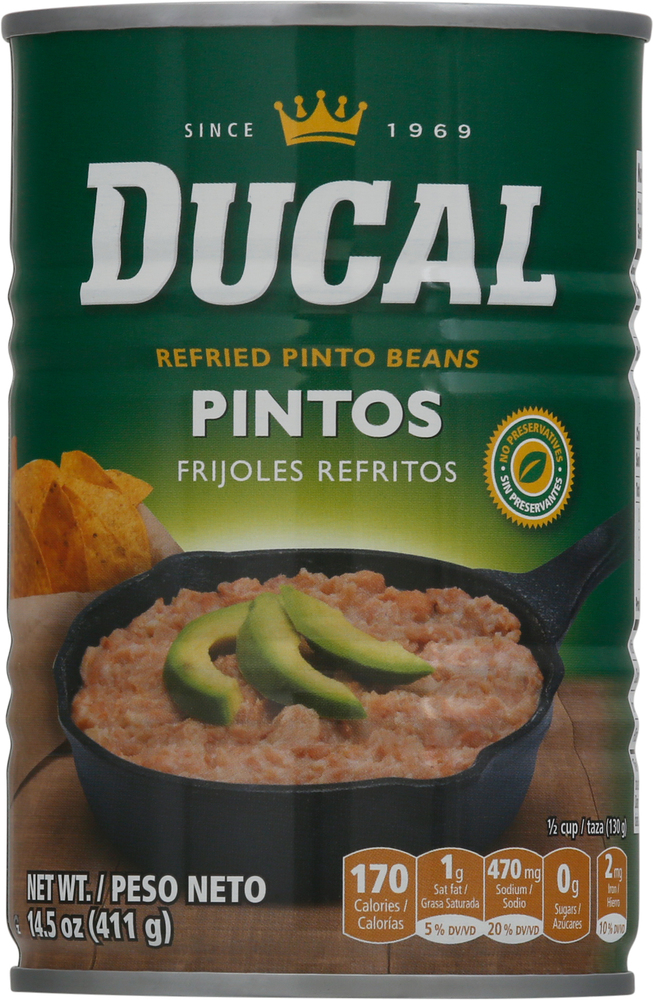 refried beans can ducal