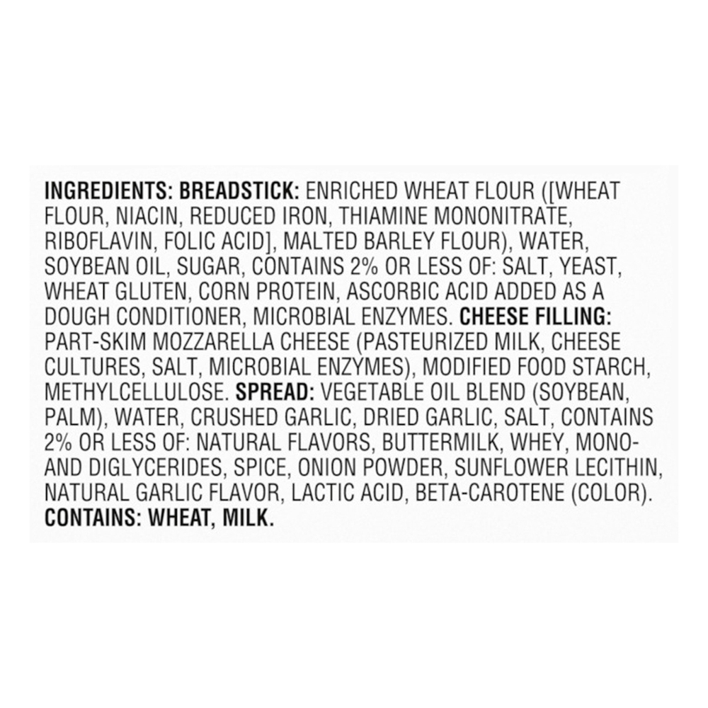 breadstick ingredients