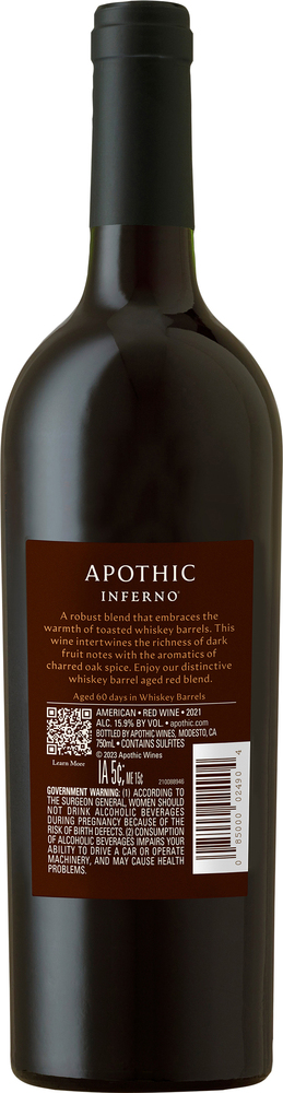 is apothic red wine