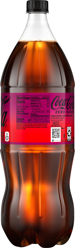 cherry coke zero label