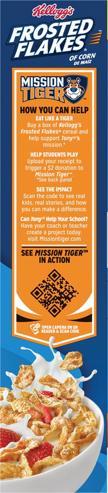 corn flakes box back