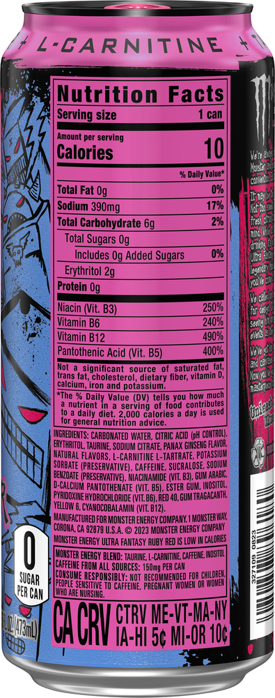 ruby red ingredients