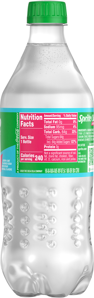 sprite ingredients list