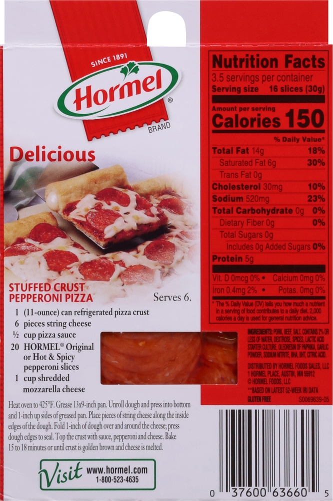 hormel pepperoni