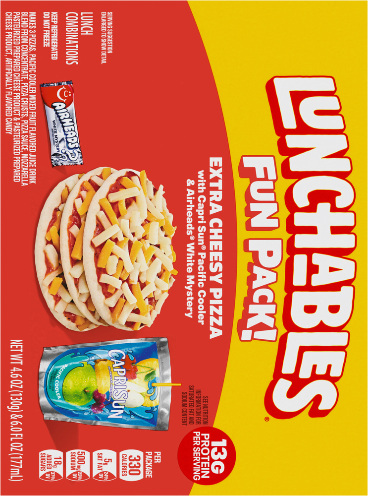 extra cheesy lunchable