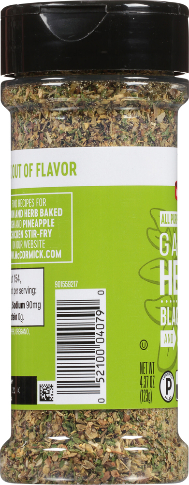 Mccormick Seasoning McCormick Garlic - Herb And Black Pepper And Sea ...