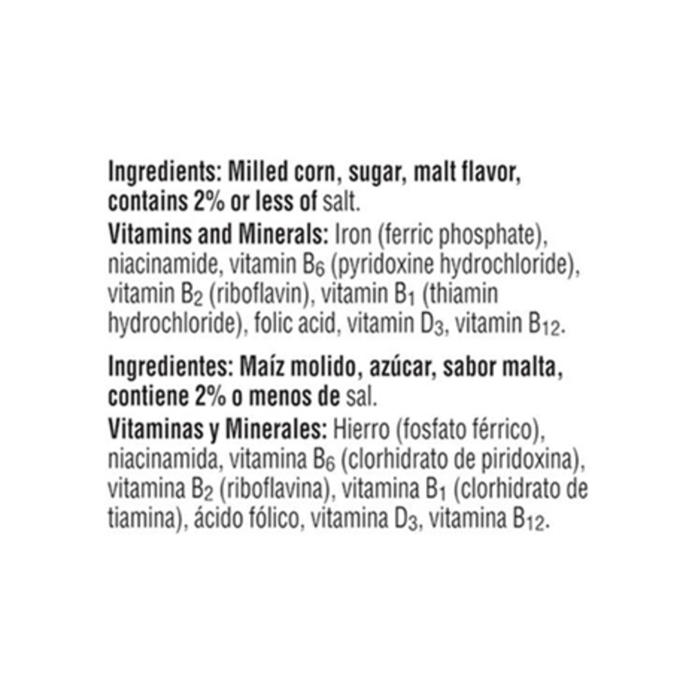 corn flakes ingredients