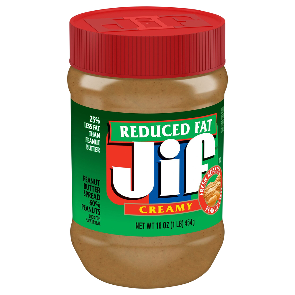 Jif Reduced Fat Creamy Peanut Butter Spread-Main