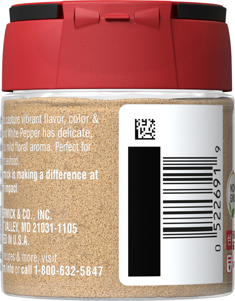 white pepper ground hs code