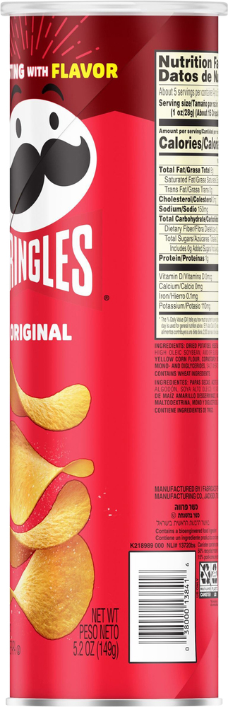pringles chips size