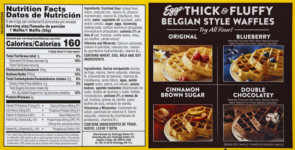 belgian waffles eggo