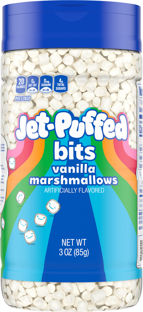 blue mini marshmallows