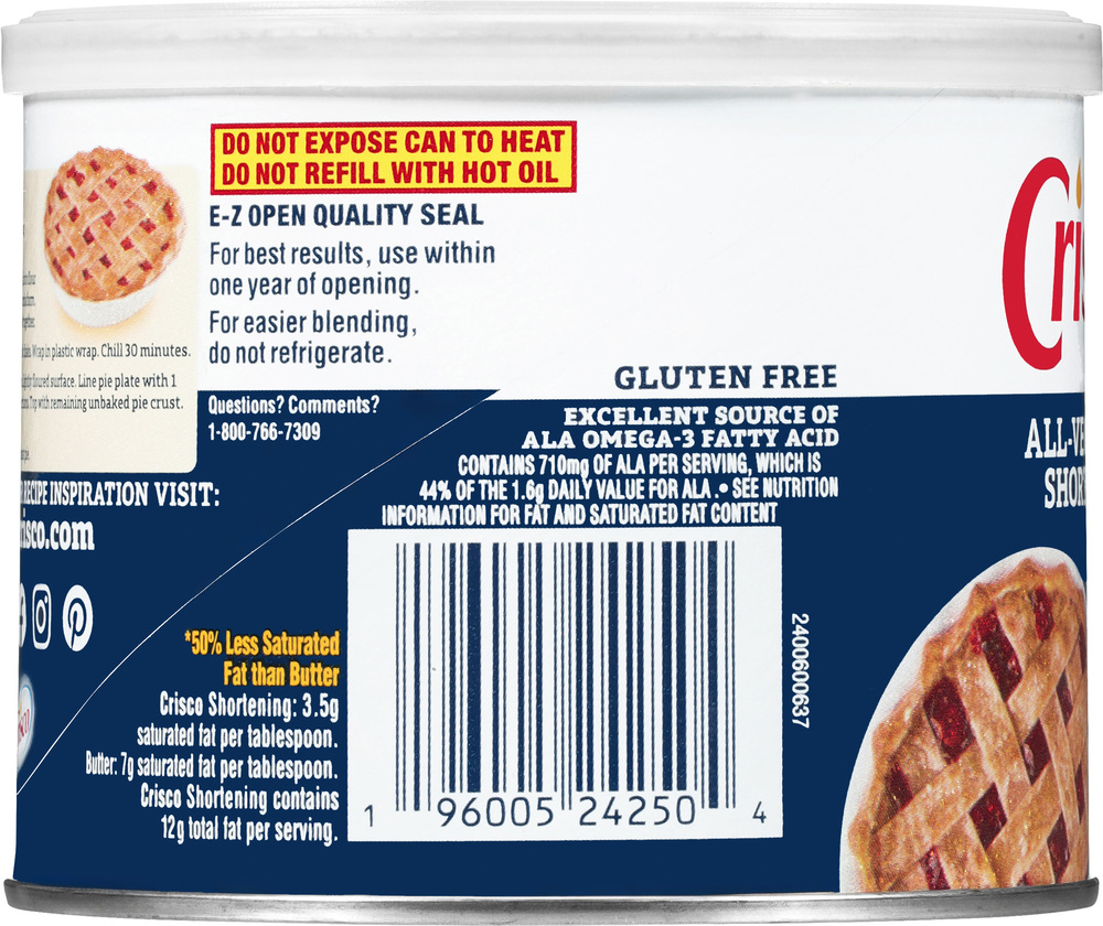 solid vegetable shortening