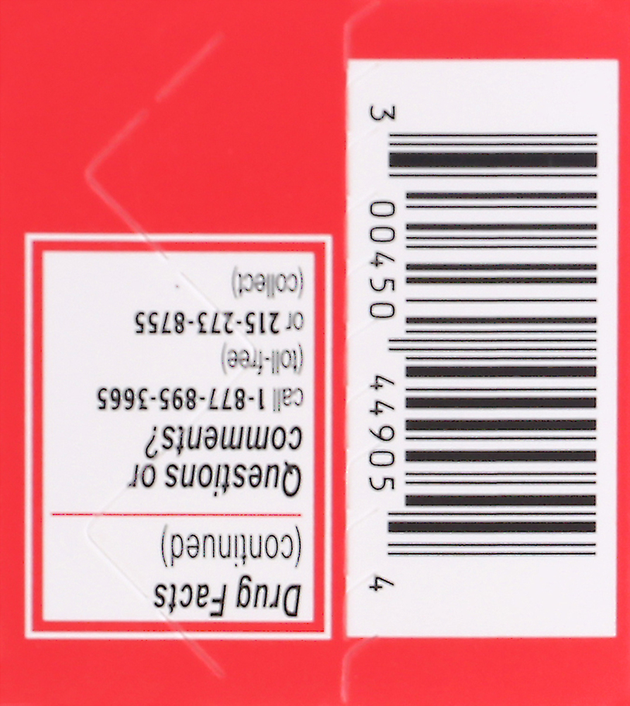 tylenol extra strength label