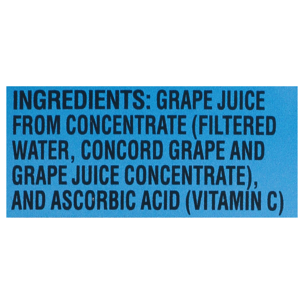 grape juice composition