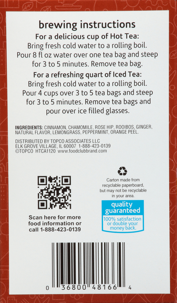 cinnamon spice tea ingredients