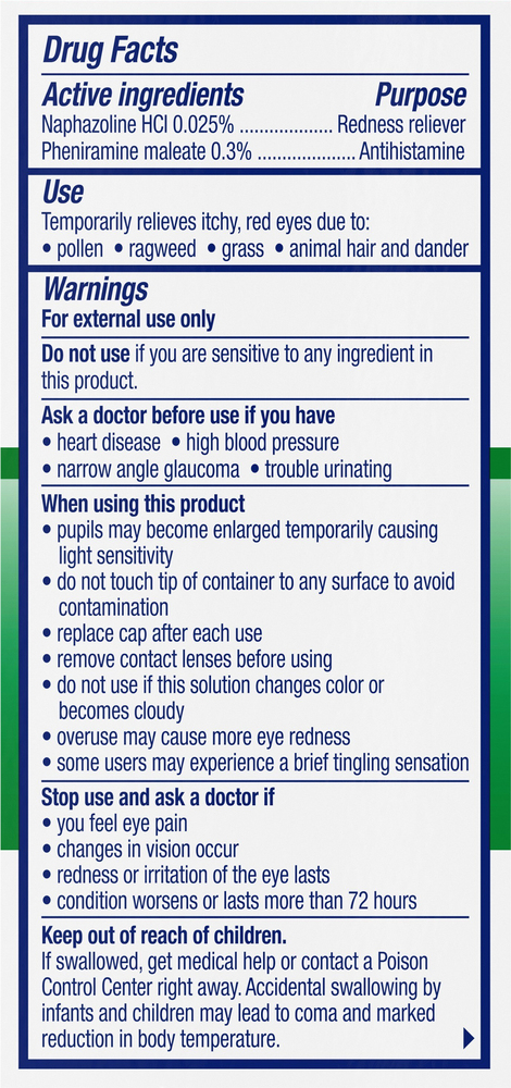 visine label