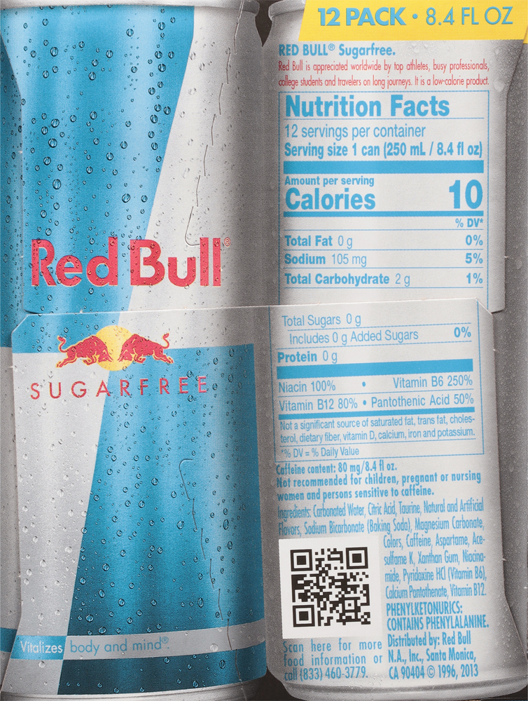 Red Bull Can Sizes In Ml