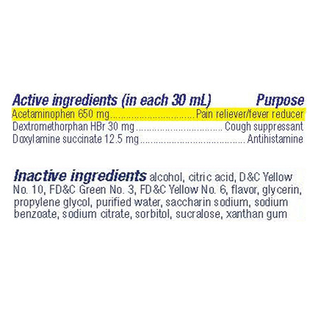 does nyquil have codeine phosphate