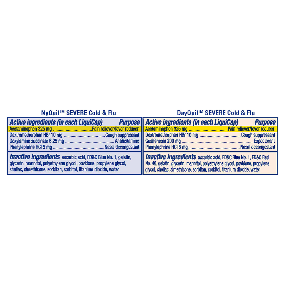 Dayquil Label Directions