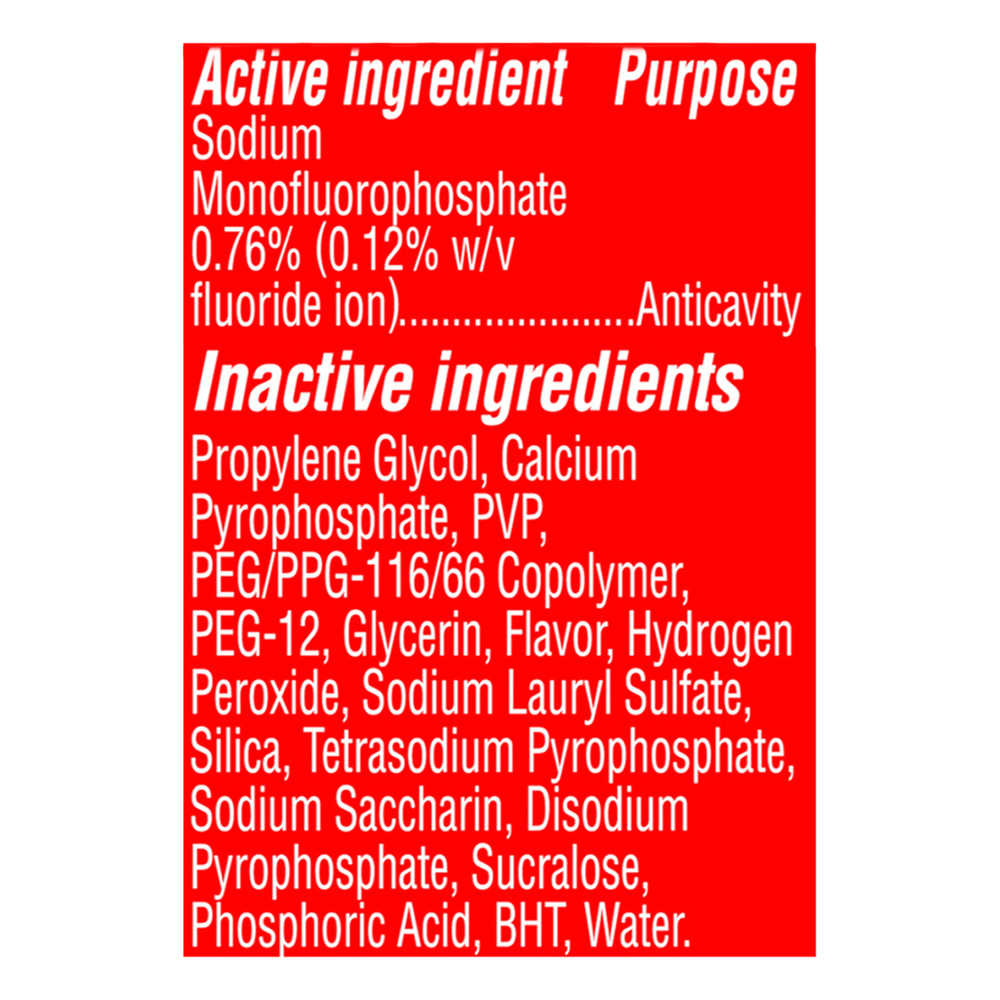 pyrophosphate toothpaste