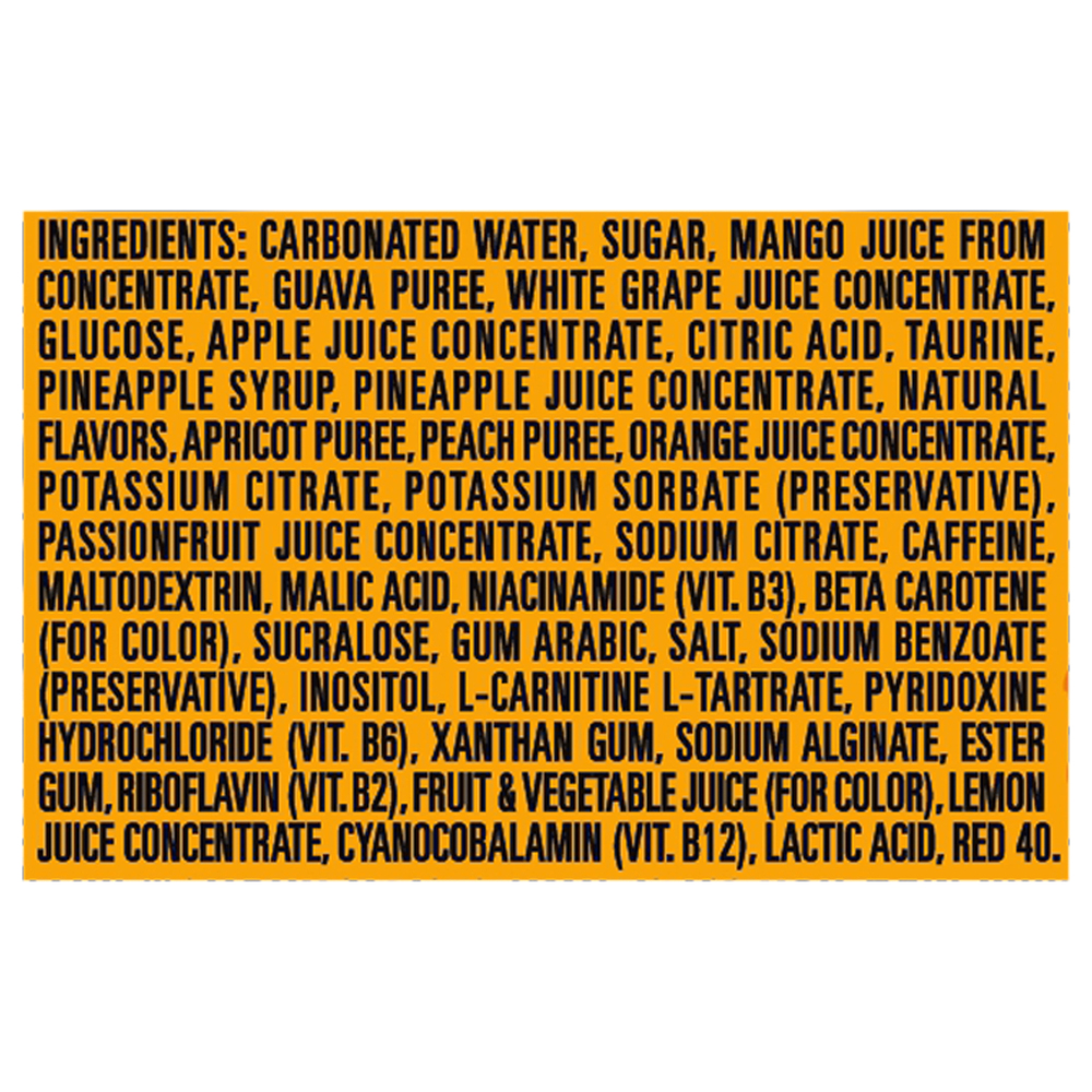 monster ingredient list