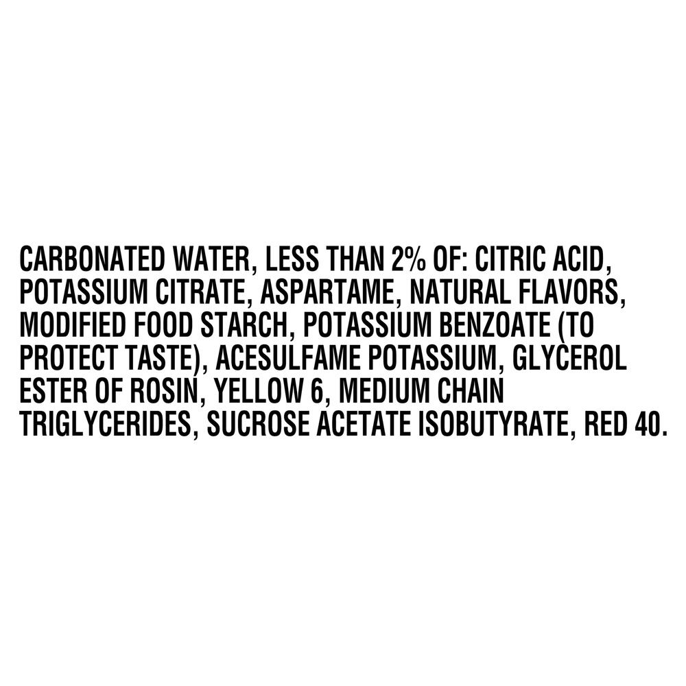fanta zero ingredients