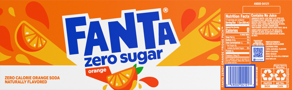 fanta orange zero caffeine