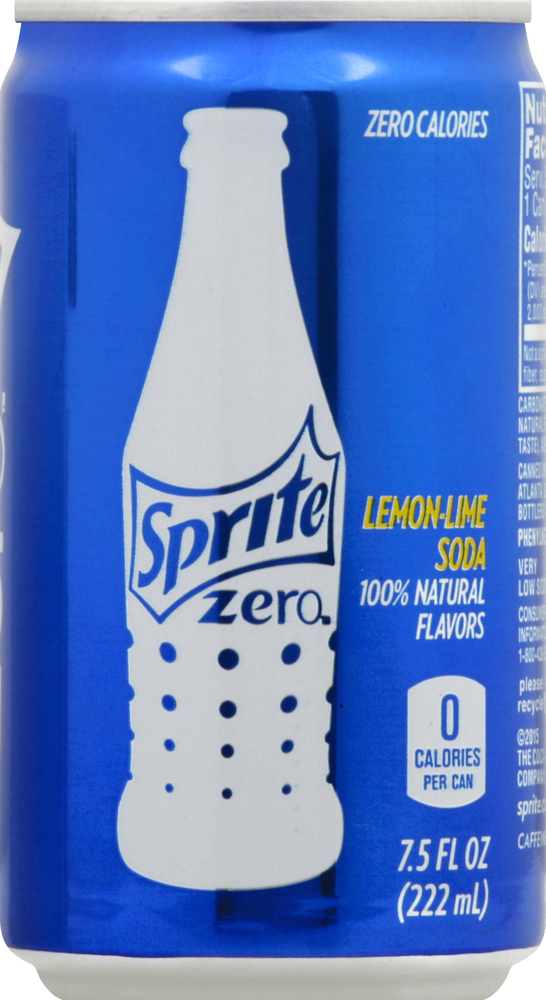 sprite zero blue can