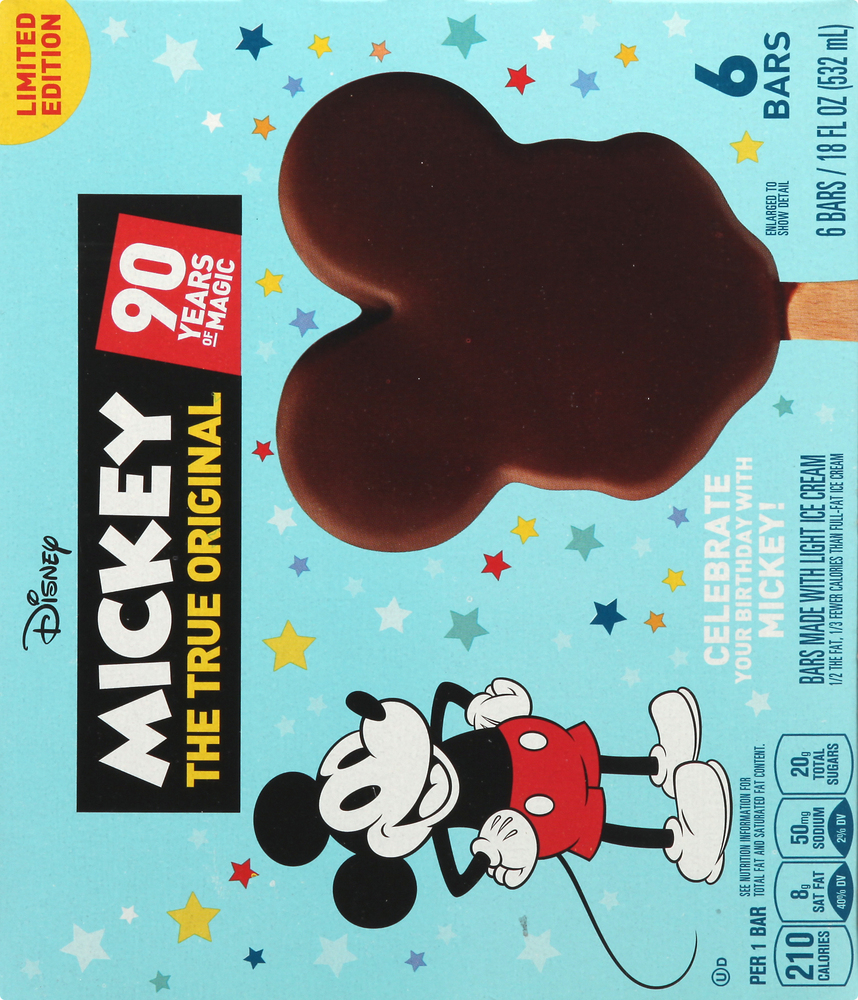 mickey ice cream bar coloring page
