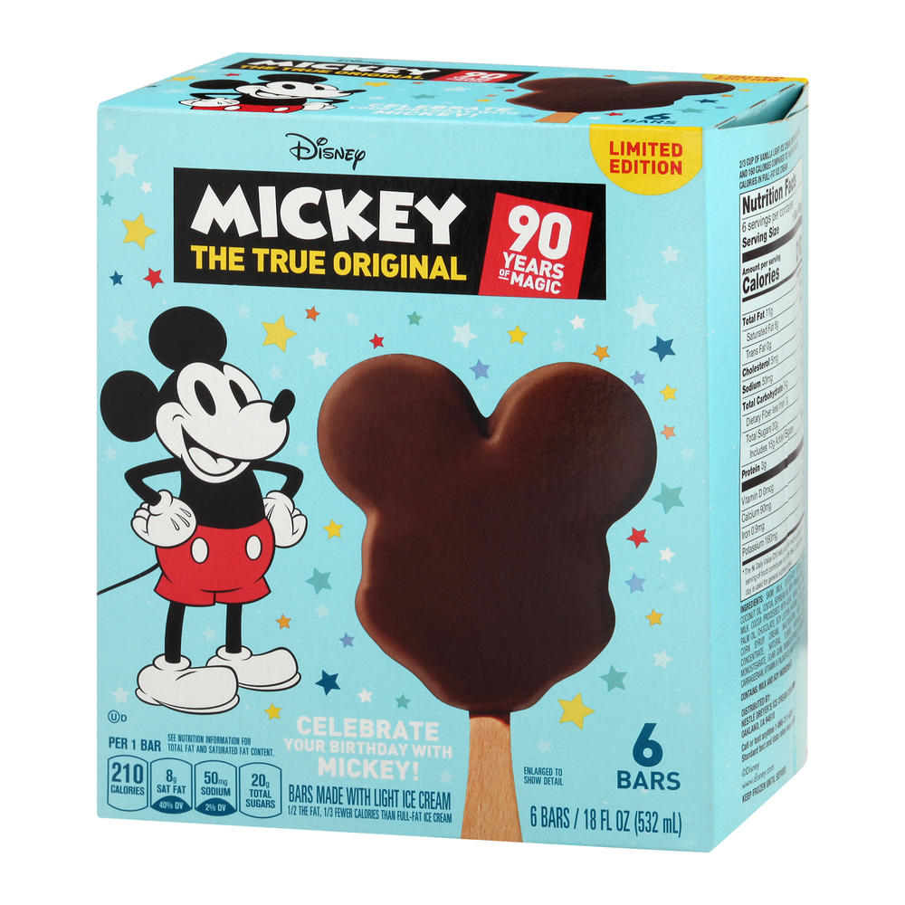 mickey ice cream bar coloring page